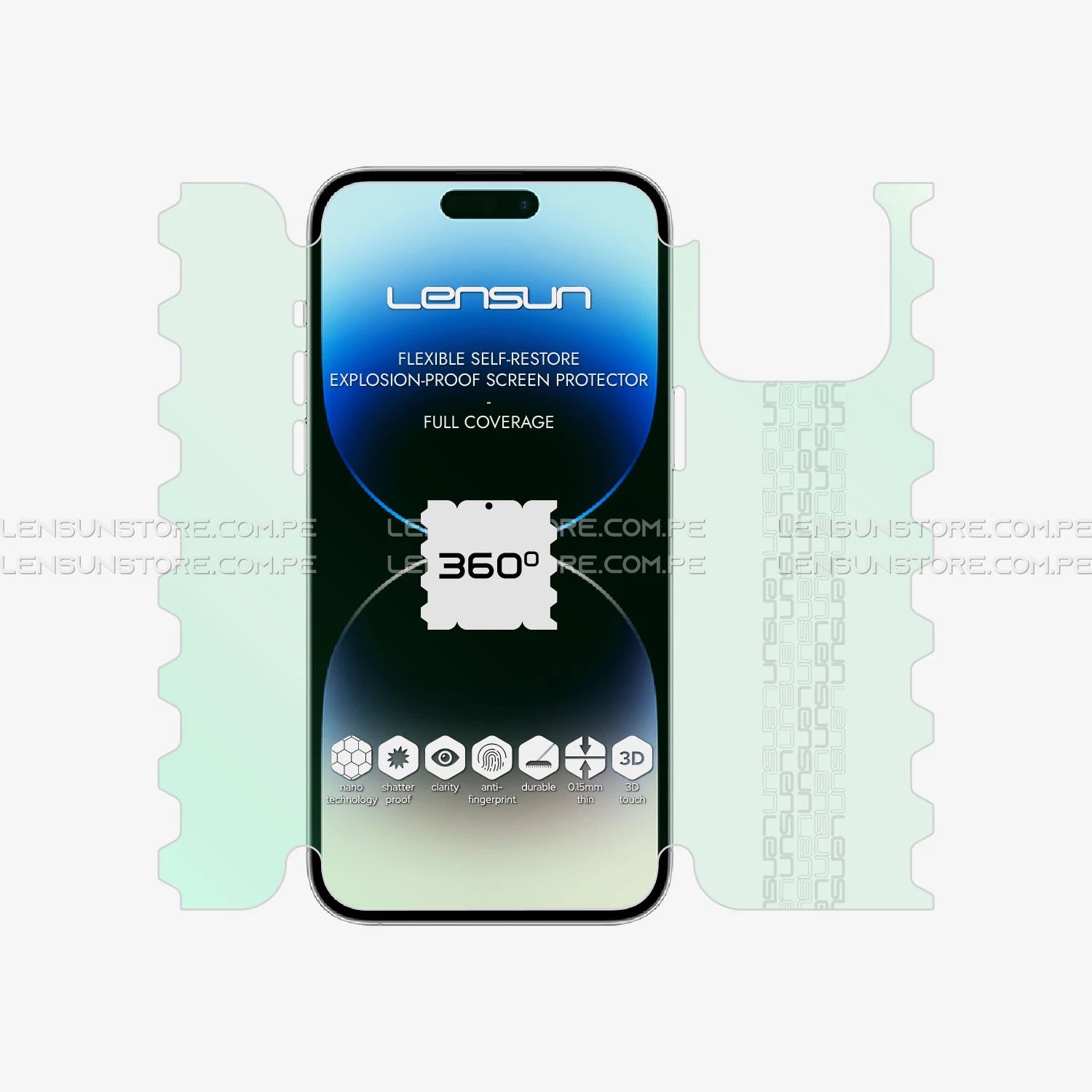 Lámina 360 Lensun - iPhone 14 Pro